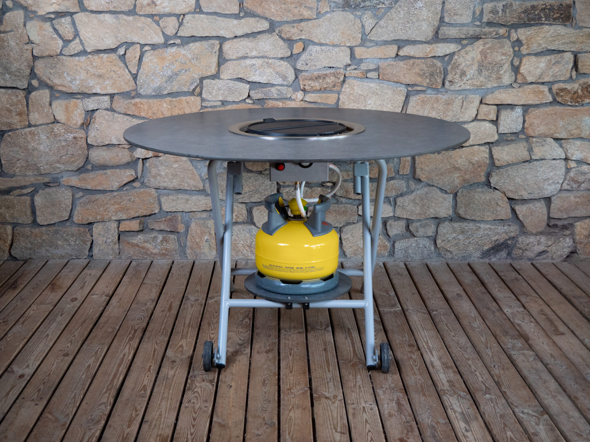 Planchas encastrables et tables avec planchas encastrées