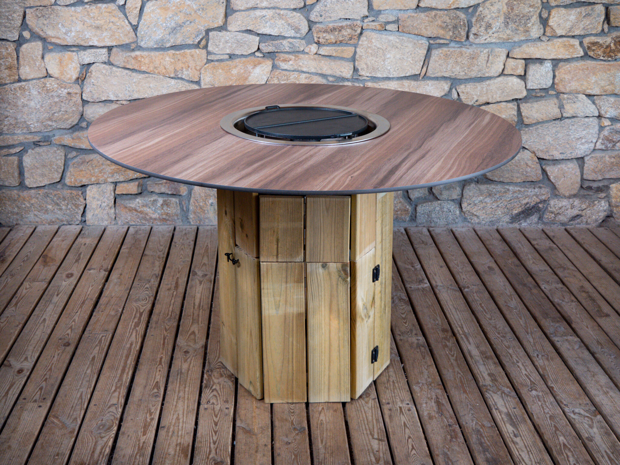 Planchas encastrables et tables avec planchas encastrées
